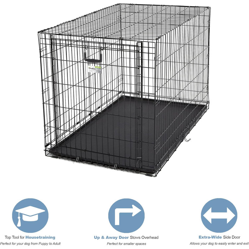 Tucker Murphy Pet™ Ovation Single Door Crate With Up And Away Door, 48-Inch | Wayfair